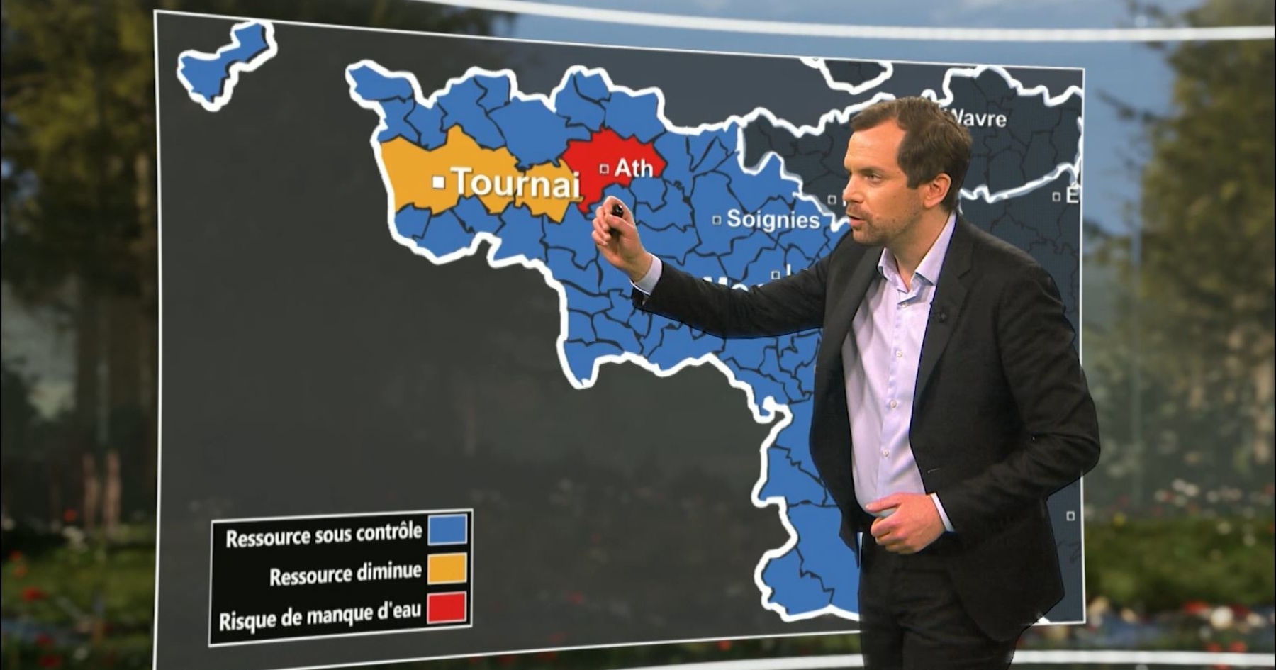 L’eau de distribution, nouvelle vedette des bulletins météo de la RTBF ...
