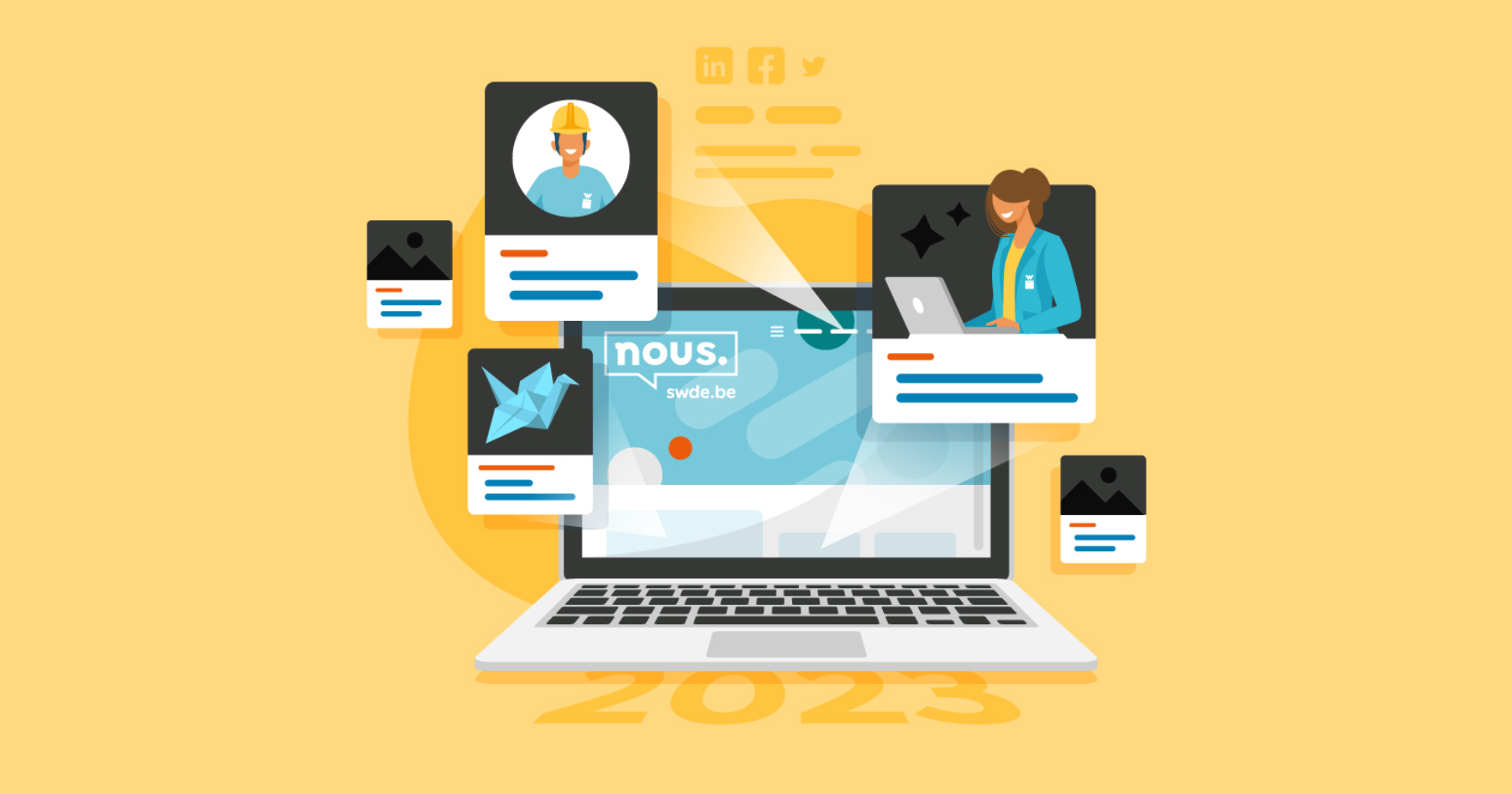 En 2023, on parlera encore plus de vous sur nous.swde - nous.swde